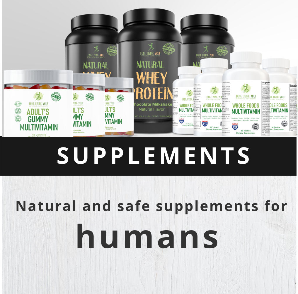 Supplements for Humans – Long Living Pets Nutrition
