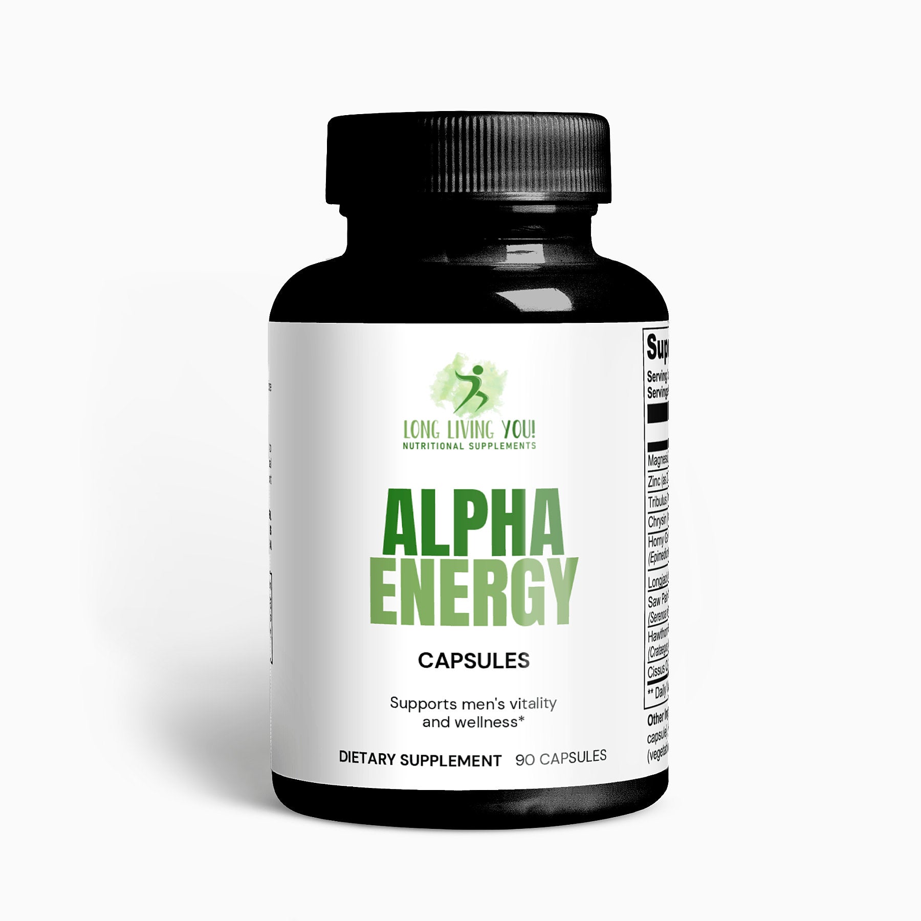 Alpha Energy for Men – Long Living Pets Nutrition