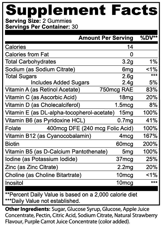 Multivitamin Bear Gummies (Adult) – Long Living Pets Nutrition